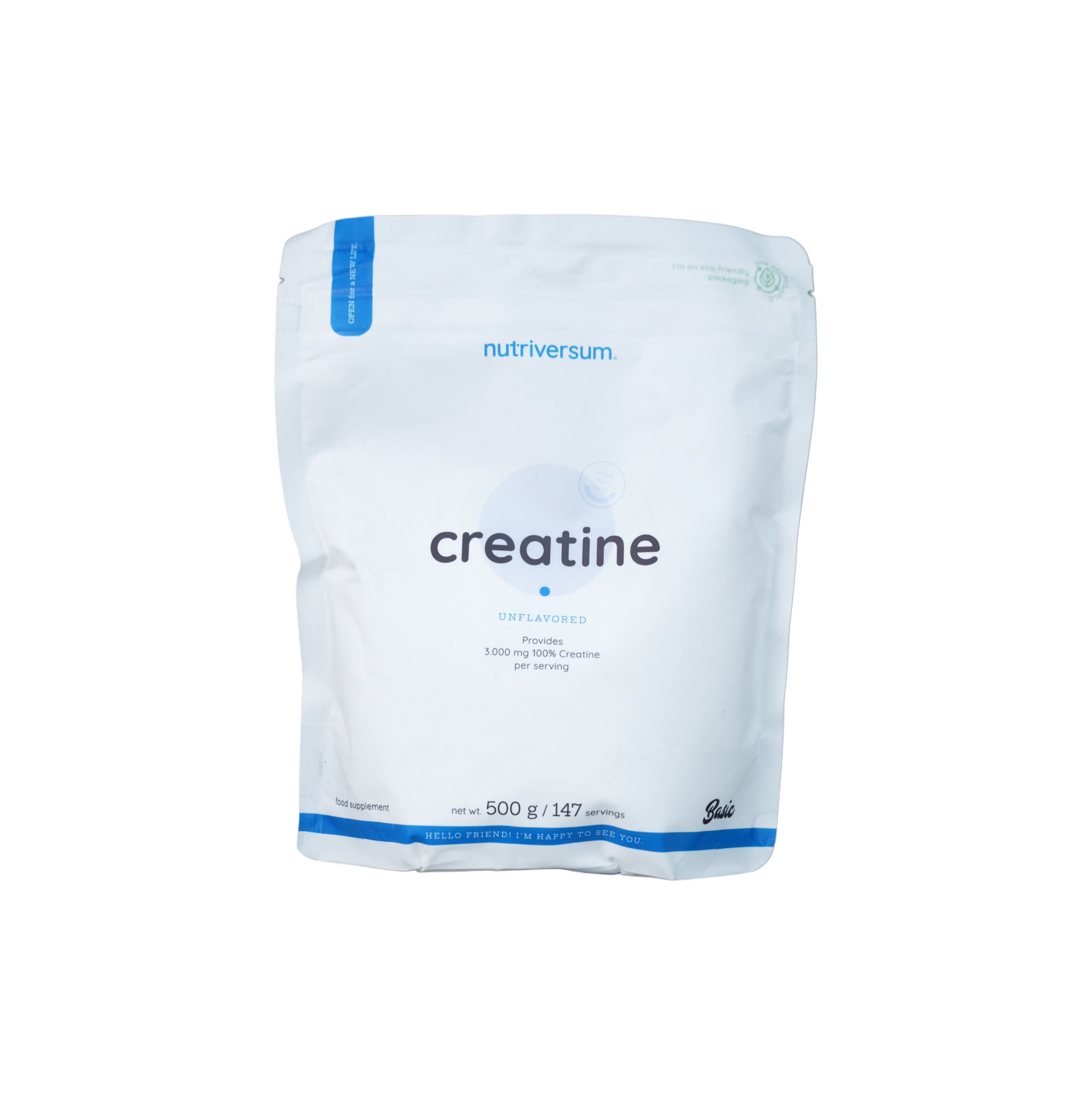 Nutriversum Basic Creatine Monohydrate-147Serv.-500G – Power Store
