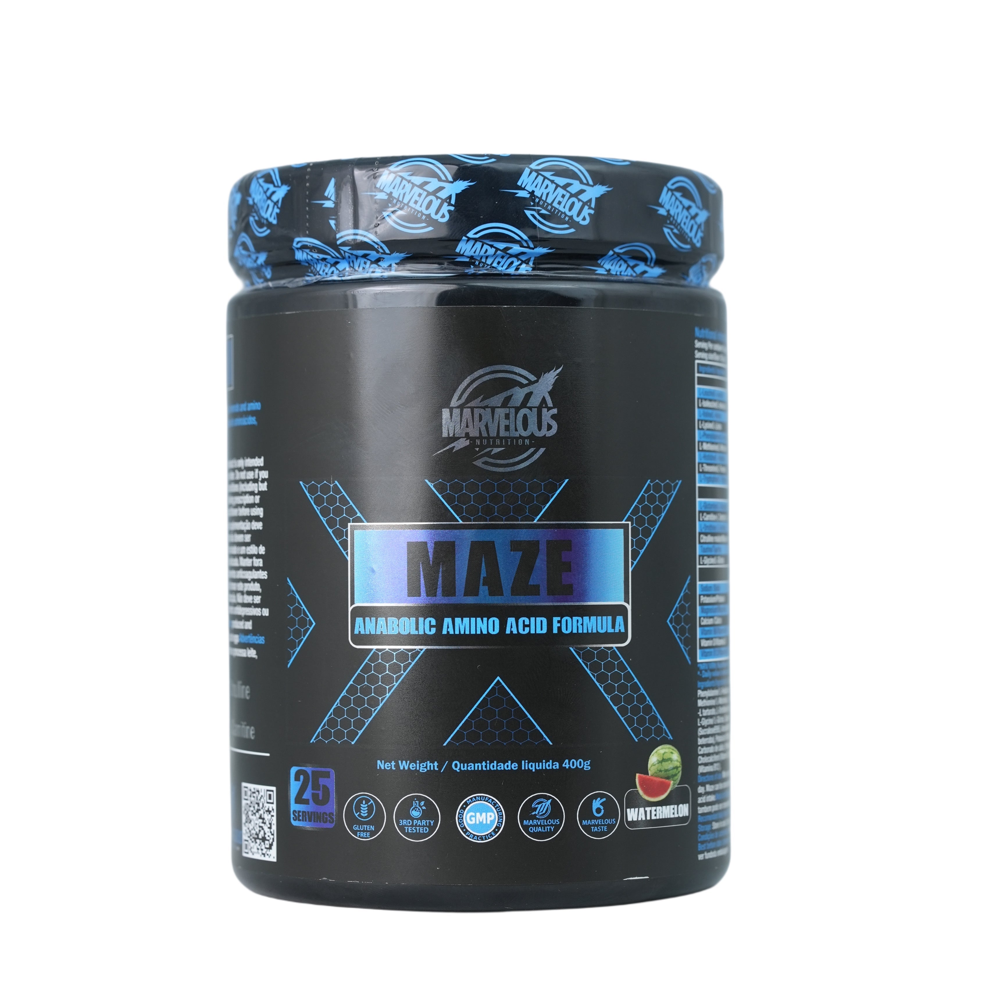 Marvelous Nutrition Maze Anabolic Amino Acid Formula-25Serv.-400G ...